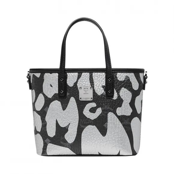 MCM Anya Top Zip Shopper in MCM Leopard Print MWP8AVI96BK001-小迈步海淘品牌官网