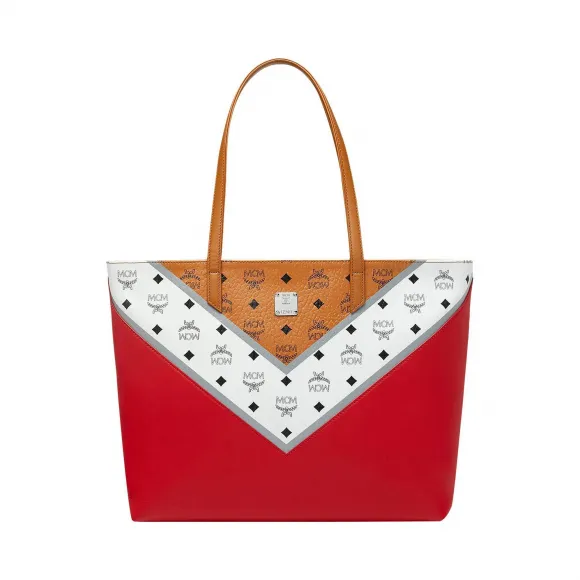 MCM M Move Visetos顶部拉链购物袋 MWP9SCV10CD001-小迈步海淘品牌官网