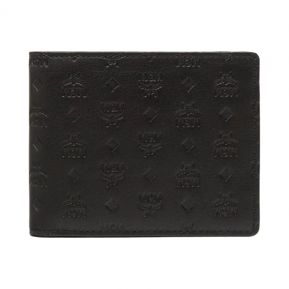 MCM Sigmund Bifold Wallet in Monogram Leather MXS6AIE14BK001-小迈步海淘品牌官网
