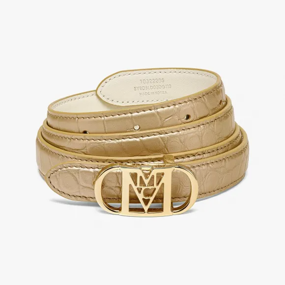 MCM Gold | GOLD 腰带 MYBDSLD03DG110-小迈步海淘品牌官网