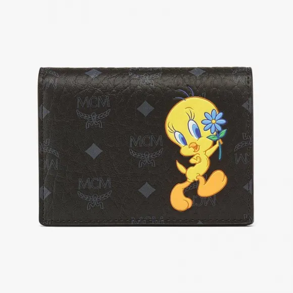 MCM Looney Tunes x MCM 联名款 Tweety Tracy Visetos钱包 MYSDSTA03BK001-小迈步海淘品牌官网