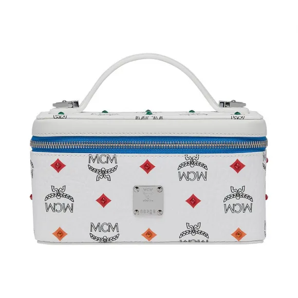 MCM Rockstar Skyoptic Visetos铆钉化妆箱 MYZ9SSV50WA001-小迈步海淘品牌官网