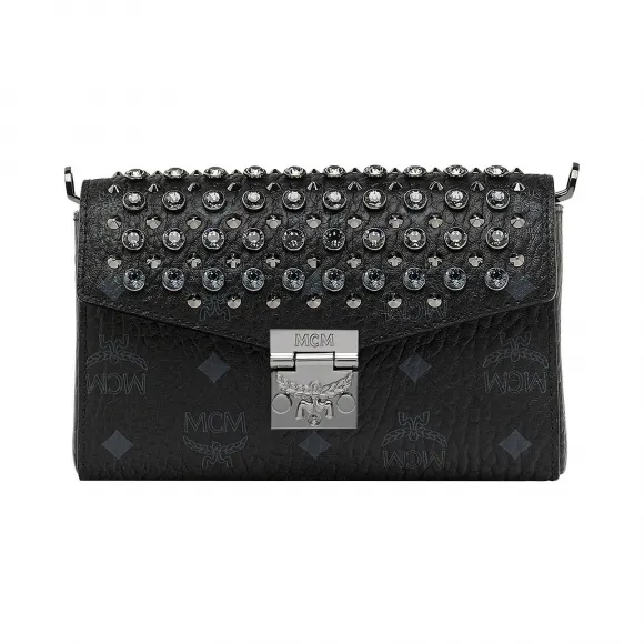 MCM Diamond Visetos Flap Crossbody MYZ9SVI12BK001-小迈步海淘品牌官网