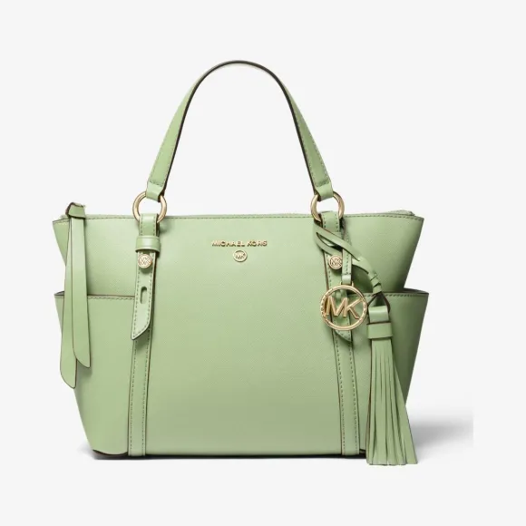 迈克高仕/Michael Kors Nomad 小号 Saffiano 皮革顶部拉链托特包 30T0LNXT1L-2969-小迈步海淘品牌官网