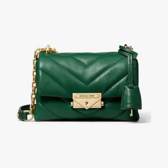 迈克高仕/Michael Kors 女士 Cece 超小号绗缝皮质斜挎包 32T9G0EC1L309-小迈步海淘品牌官网