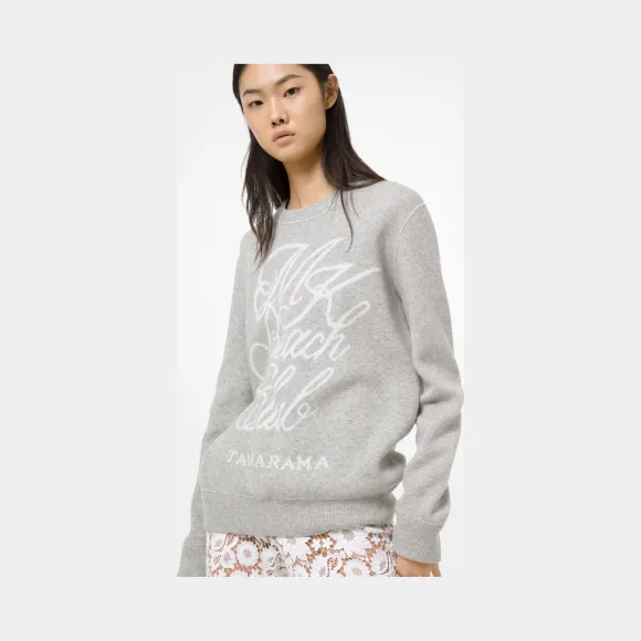 迈克高仕/Michael Kors 棉和羊绒 MK Beach Club 运动衫 649AKM964-0035-小迈步海淘品牌官网