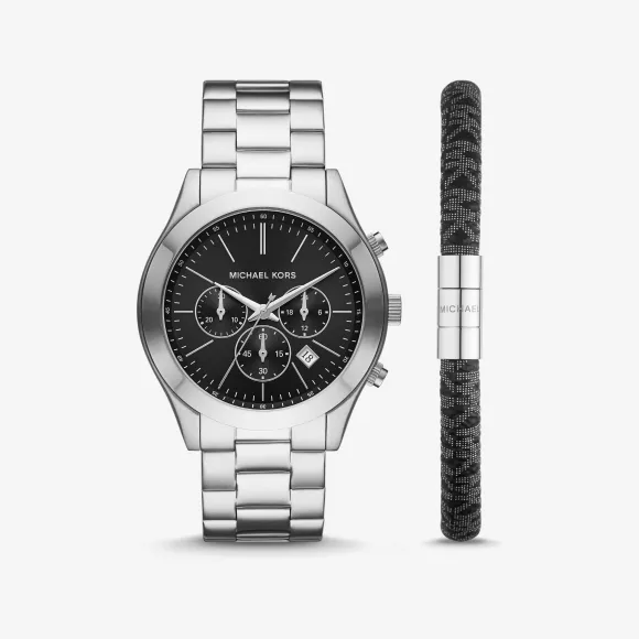 迈克高仕/Michael KorsSlim Runway 链式腕表套装 MK1056SET040-小迈步海淘品牌官网