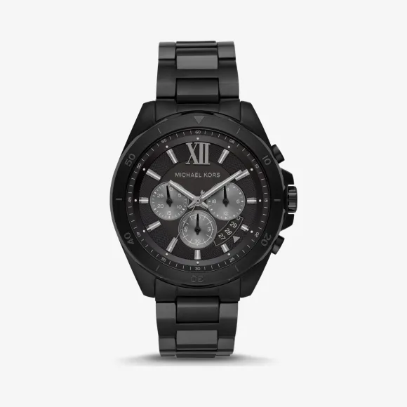 迈克高仕/Michael Kors 超大号 Brecken 黑色手表 MK8858-0001-小迈步海淘品牌官网