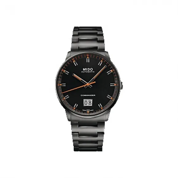 美度/Mido 指挥官系列 PVD镀煤灰色不锈钢 自动机械机芯 M021.626.33.051.00-小迈步海淘品牌官网