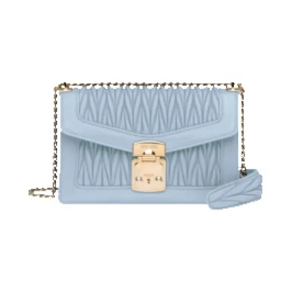 缪缪/Miu Miu Miu Confidential 皮革单肩包 5BD083-N88-F0012-V-OOO-小迈步海淘品牌官网