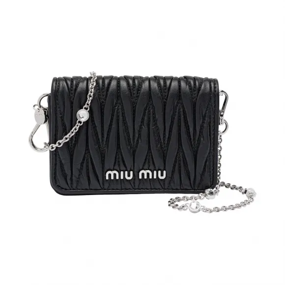 缪缪/Miu Miu 皮革迷你单肩包 5DH012_2CE3_F0002-小迈步海淘品牌官网