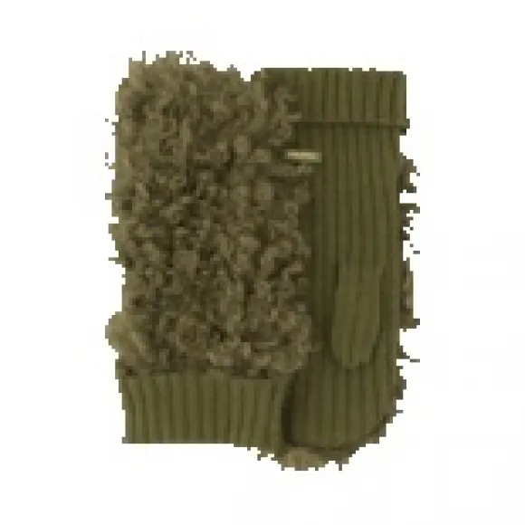 缪缪/Miu Miu 羊皮毛和针织手套 5GG045-173-F0161-小迈步海淘品牌官网