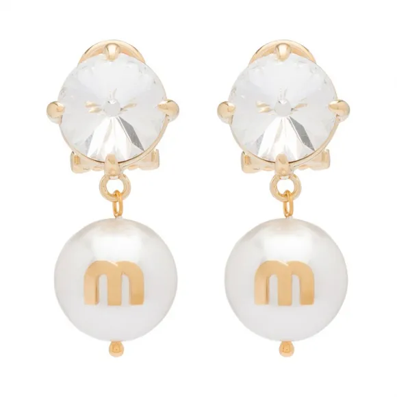 缪缪/Miu Miu Solitaire Jewels 耳环 5JO561_2D4Y_F0ZJK-小迈步海淘品牌官网