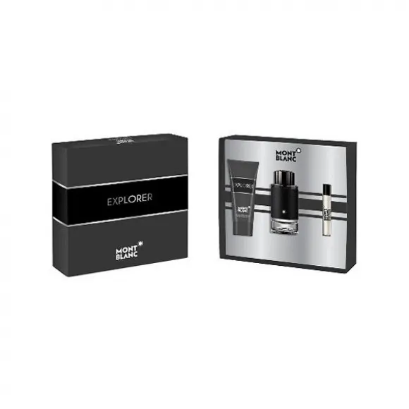 万宝龙/Montblanc EXPLORER EDP 100 ML + AFTER-SHAVE BALM 100 ML + EDP 7.5ML ...