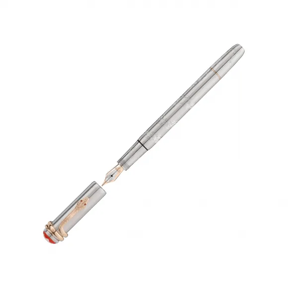 万宝龙/Montblanc 传承系列红与黑Solitaire灵蛇墨水笔限量版1906 U0116554-小迈步海淘品牌官网