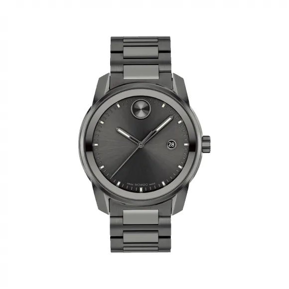 摩凡陀/Movado BOLD系列 42MM 离子镀不锈钢 石英机芯 男表 3600860-小迈步海淘品牌官网