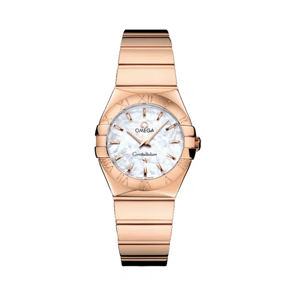 欧米茄/Omega 星座系列 红色K金表链 石英机芯 123.50.27.60.05.003-小迈步海淘品牌官网