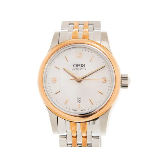 豪利时/Oris 文化系列 28.5MM 精钢/镀金 自动机芯 女表 561-7650-4331-8-14-63-小迈步海淘品牌官网