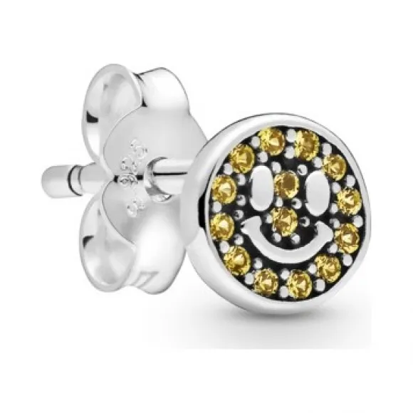 潘多拉/Pandora Me系列 我的灿烂笑脸单只耳钉 Pandora Me系列 925银 298542C01-小迈步海淘品牌官网