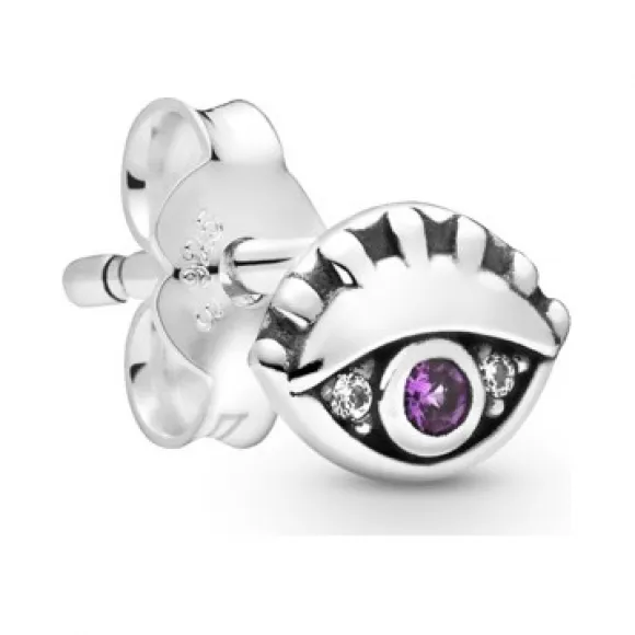 潘多拉/Pandora Me系列 我的明眸单只耳钉 Pandora Me系列 925银 298554C01-小迈步海淘品牌官网