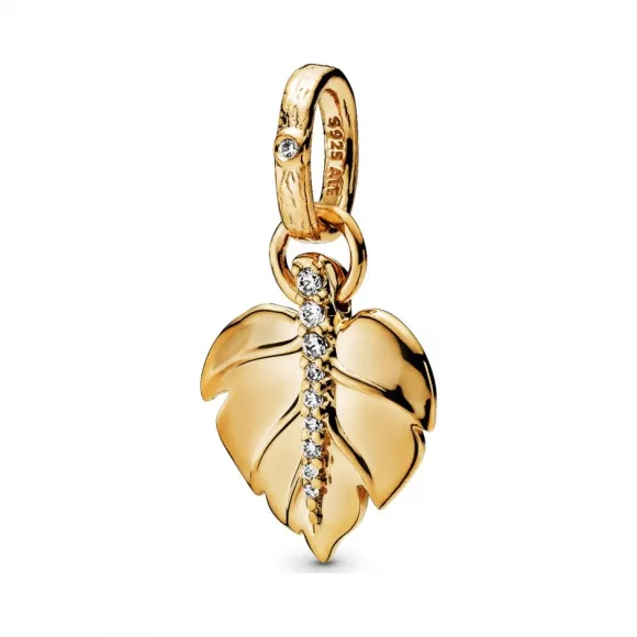 潘多拉/Pandora 闪烁叶片吊饰 项链吊坠 Pandora Shine 368251CZ-小迈步海淘品牌官网