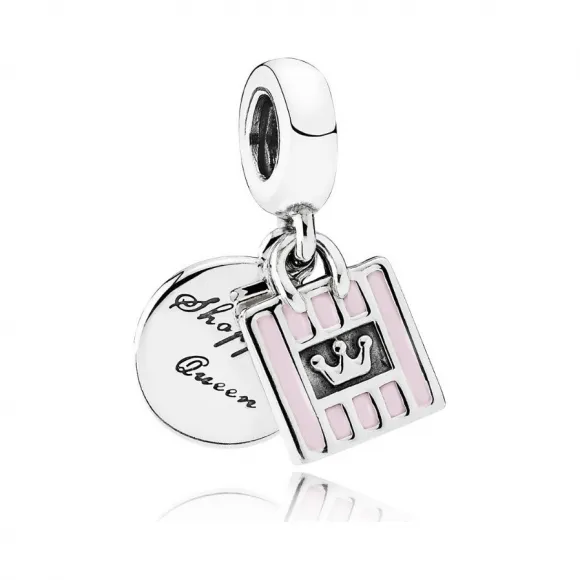 潘多拉/Pandora 购物女王925银吊饰791985EN40-小迈步海淘品牌官网