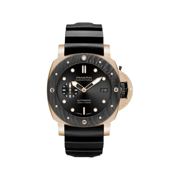 沛纳海/Panerai SUBMERSIBLE 44 MM Goldtech™ 自动机械机芯 男表 PAM02070-小迈步海淘品牌官网