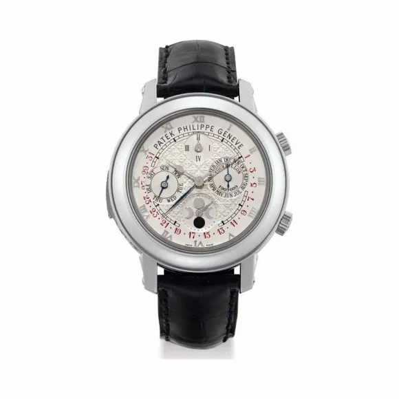 百达翡丽/Patek Philippe 超级复杂功能计时系grand Complications列 铂金 手动机械机芯 男表 5002P ...