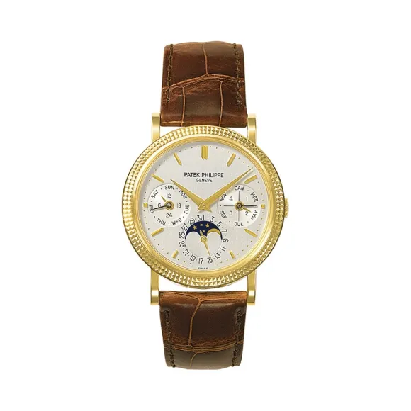 百达翡丽/Patek Philippe 超级复杂功能计时系grand Complications列 18K黄金 自动机械机芯 男表 5039J ...