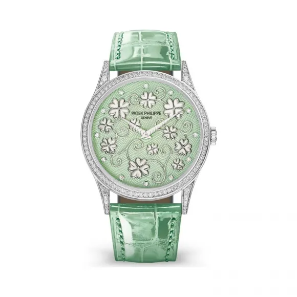 百达翡丽/Patek Philippe 卡拉特拉瓦 Calatrava 系列 白金 自动机械机芯 5077-101G-001-小迈步海淘品牌官网