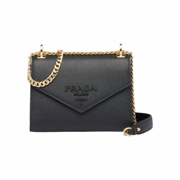 普拉达/Prada Prada Monochrome 手袋 1BD127-2ERX-F0002-小迈步海淘品牌官网