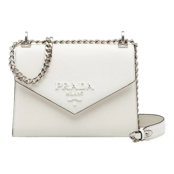 普拉达/Prada Prada Monochrome 手袋 1BD127-2ERX-F097W-小迈步海淘品牌官网