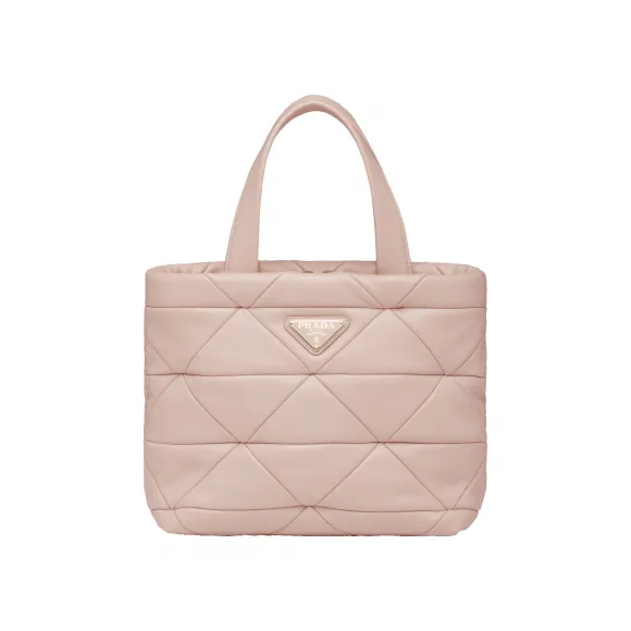 普拉达/Prada Prada System 软羊革拼缝托特包 1BG380-2DMO-F0NZ2-V-N9O-小迈步海淘品牌官网