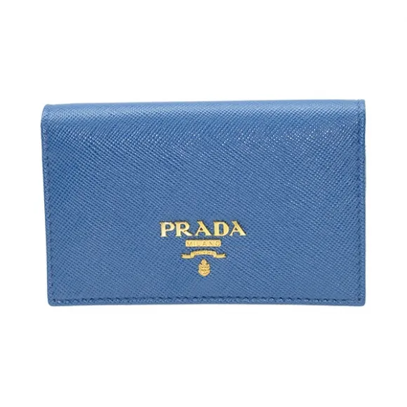 普拉达/Prada 蓝色 牛皮 卡包 1M1122-UZF-F0215-小迈步海淘品牌官网