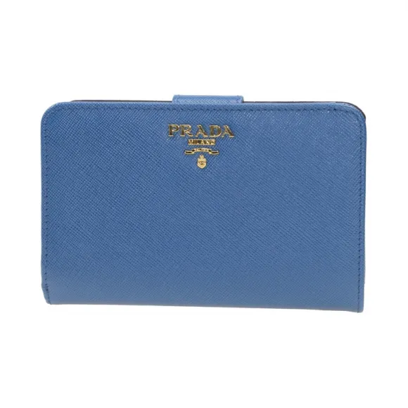 普拉达/Prada 蓝色 牛皮 钱包 1M1225-UZF-F0215-小迈步海淘品牌官网