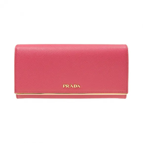 普拉达/Prada 牡丹粉 钱夹 1MH132 QME F0505-小迈步海淘品牌官网