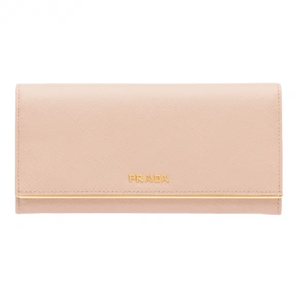 普拉达/Prada 豆沙米色 钱夹 1MH132 QME F0770-小迈步海淘品牌官网