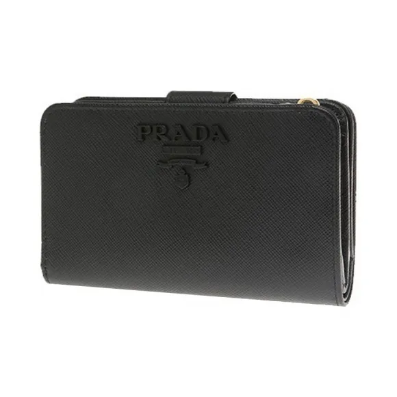 普拉达/Prada 黑色 牛皮 钱包 1ML225-2EBW-F0002-小迈步海淘品牌官网