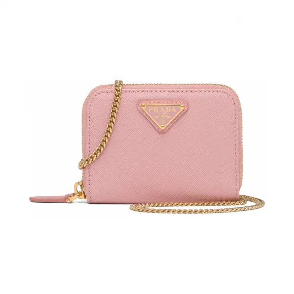 普拉达/Prada Saffiano 皮革卡片夹 1MR020-QHH-F0924-小迈步海淘品牌官网