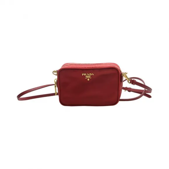 普拉达/Prada 红色 尼龙 斜跨包 1N1674-2AB5-F0011-小迈步海淘品牌官网