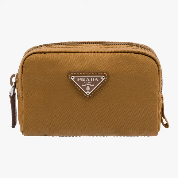 普拉达/Prada 烟草色 化妆包 1NA339 067 F0005-小迈步海淘品牌官网