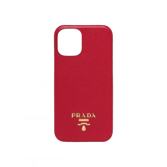 普拉达/Prada iPhone 12 Mini Saffiano 皮革手机套 1ZH127-QWA-F068Z-小迈步海淘品牌官网