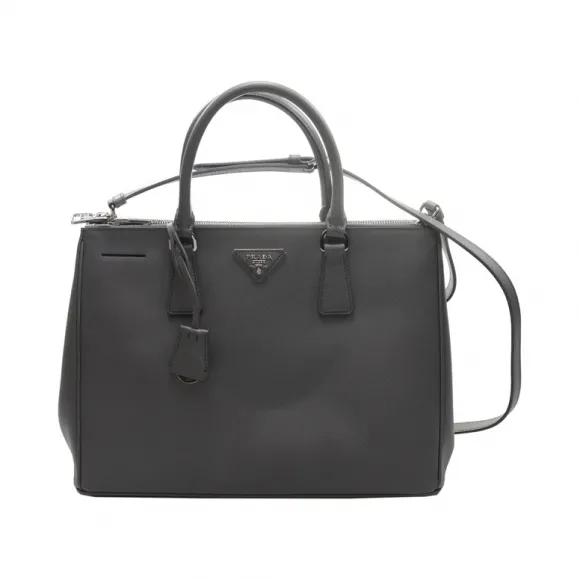 普拉达/Prada 灰色 牛皮 手提包 BN2274-NZV-F0K44-小迈步海淘品牌官网