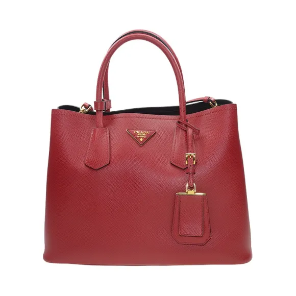 普拉达/Prada 红色 牛皮 手提包 BN2775-2A4A-F068Z-小迈步海淘品牌官网