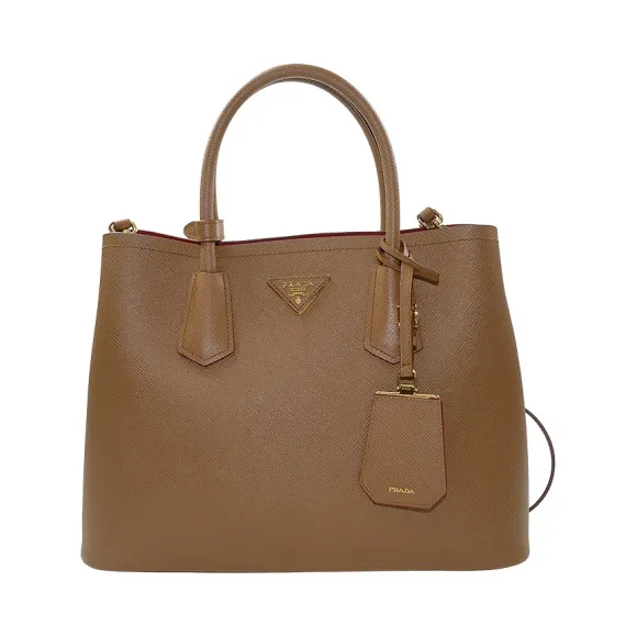 普拉达/Prada 啡色 牛皮 手提包 BN2775-2A4A-F098L-小迈步海淘品牌官网