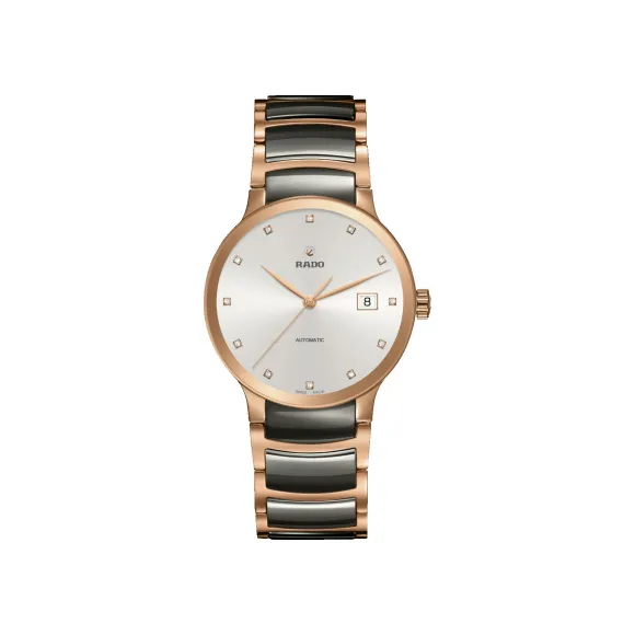 雷达/Rado Rado瑞士雷达表Centrix晶萃系列自动机械镶钻腕表 自动机械腕表 男表 R30036762-小迈步海淘品牌官网