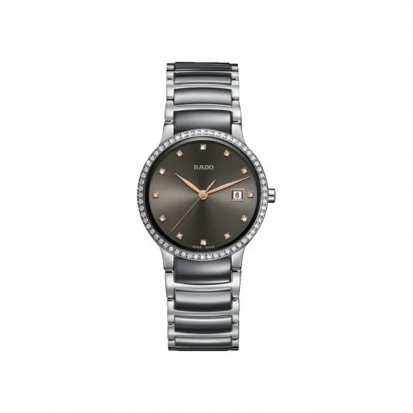 雷达/Rado 晶萃系列镶钻腕表 石英机芯 R30936732-小迈步海淘品牌官网