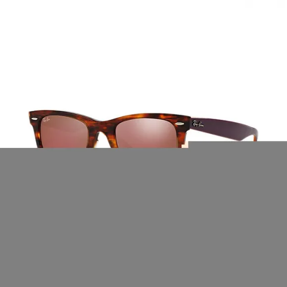 Ray-Ban 雷朋 经典徒步旅行者·双色 RB2140F 玳瑁色 - 醋酸纤维 - 红色 镜片 - 0RB2140F11772K52-小迈步 ...