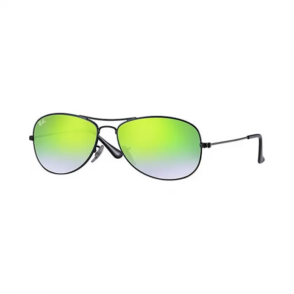 Ray-Ban 雷朋 驾驭者·渐变反光 RB3362 黑色 - 金属 - 绿色 镜片 - 0RB3362002/4J59-小迈步海淘品牌官网