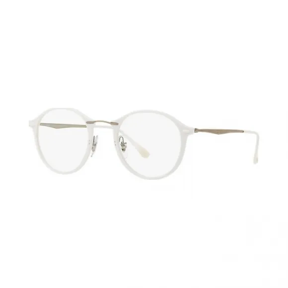 Ray-Ban 雷朋 光学眼镜 RB7073 白色 - 超轻钛金属 - 0RX7073561847-小迈步海淘品牌官网